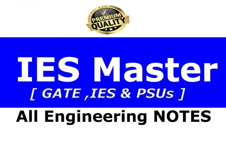 IES Master Toppers Study Materials [ All ENGG Branches ] Download!