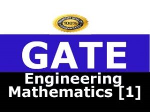 Engineering Mathematics GATE Study Materials Book Class Notes