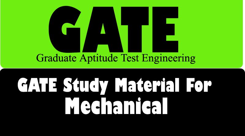 Download The Best Gate Study Material for Mechanical Download