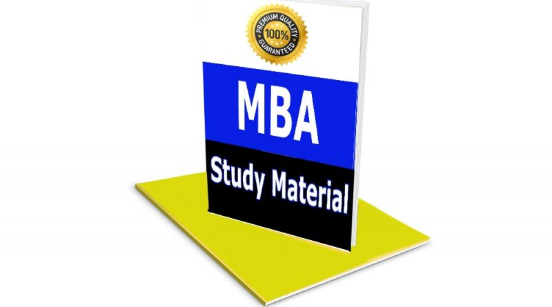 MBA Study Material, Book Notes Pdf [Complete-Package]